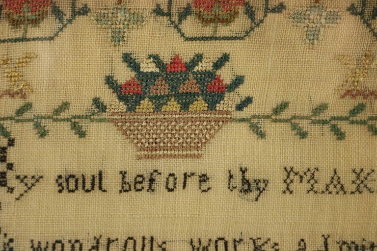 Regency Period Sampler, 1817, by Isabella Atkinson Aged 9 For Sale at ...