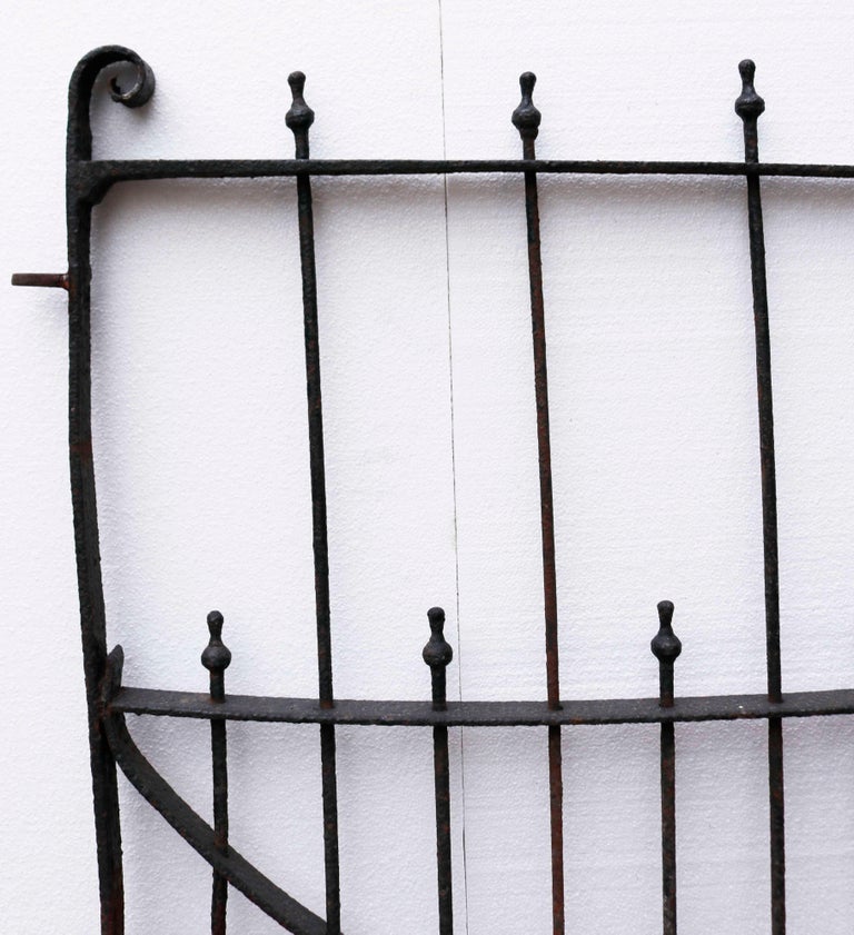 Regency Period Wrought Iron Garden Gate For Sale at 1stDibs
