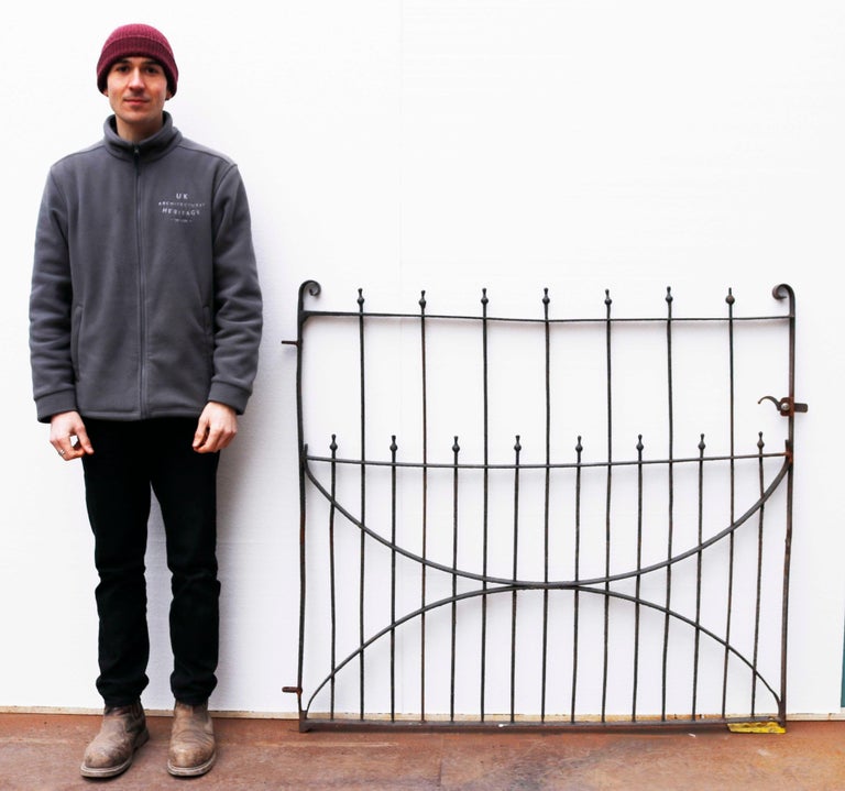Regency Period Wrought Iron Garden Gate For Sale at 1stDibs