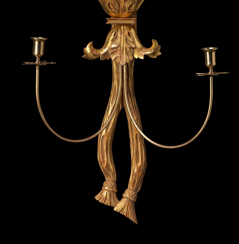 Regency Ribbon and Eagle Wall Lights For Sale at 1stDibs