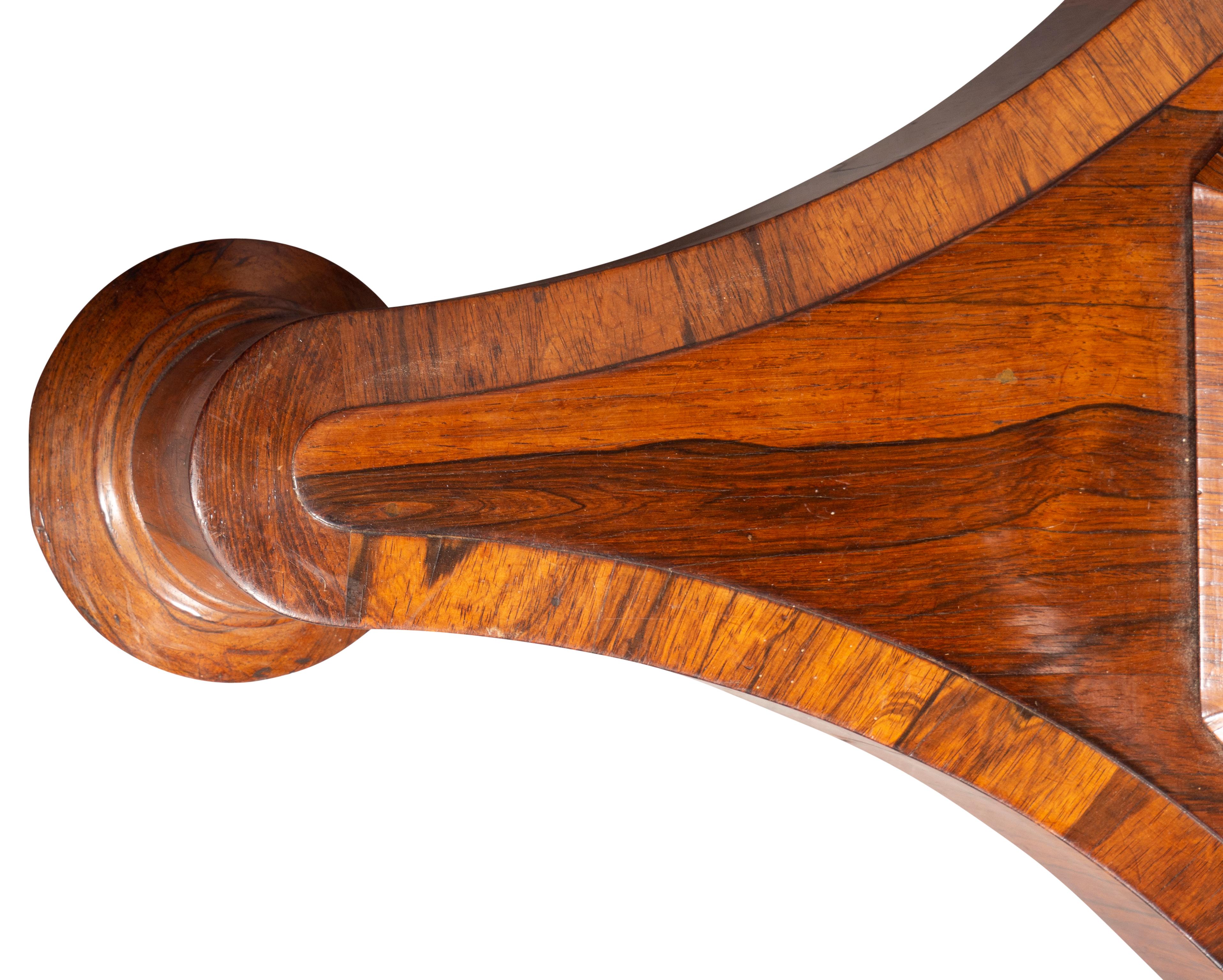 Regency Rosewood Center Table at 1stDibs