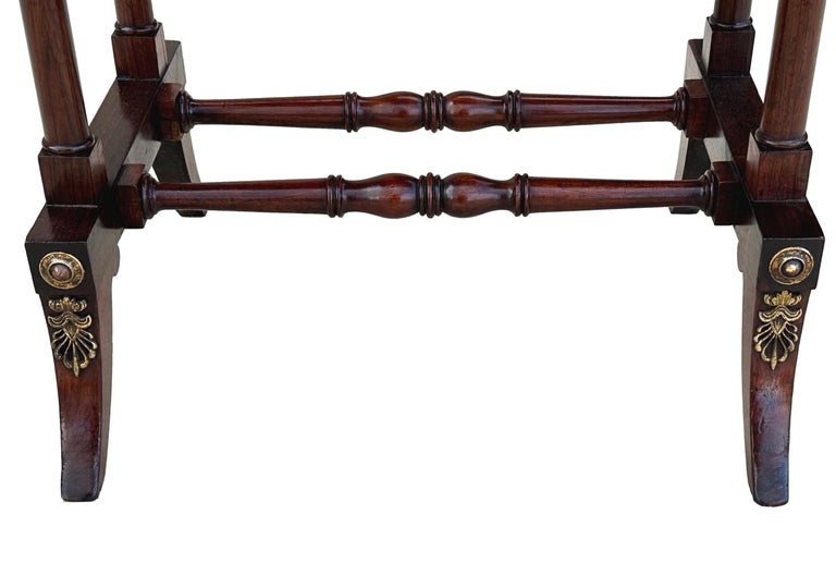Regency Rosewood Games Table For Sale at 1stDibs