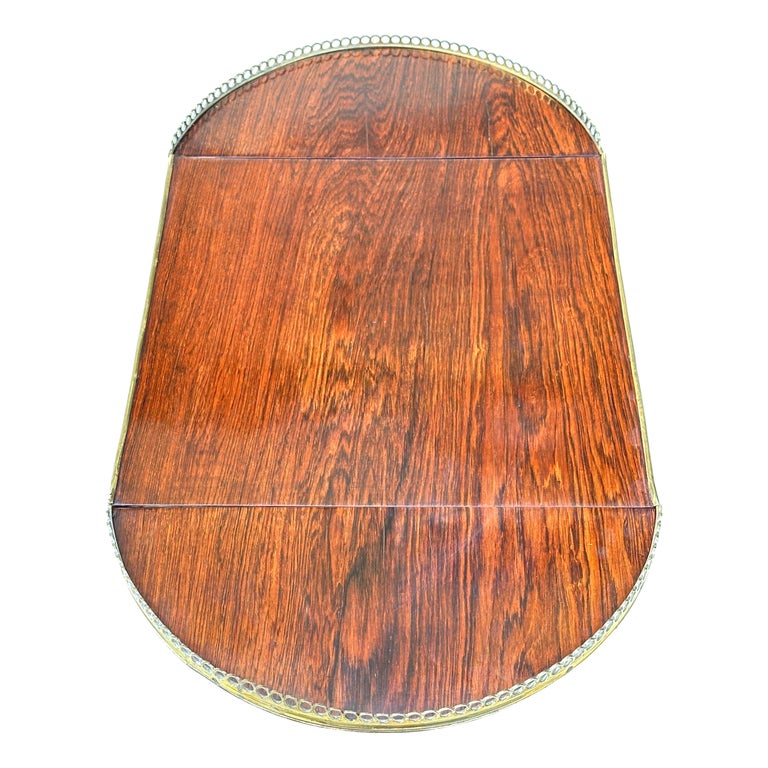 Regency Rosewood Games Table For Sale at 1stDibs