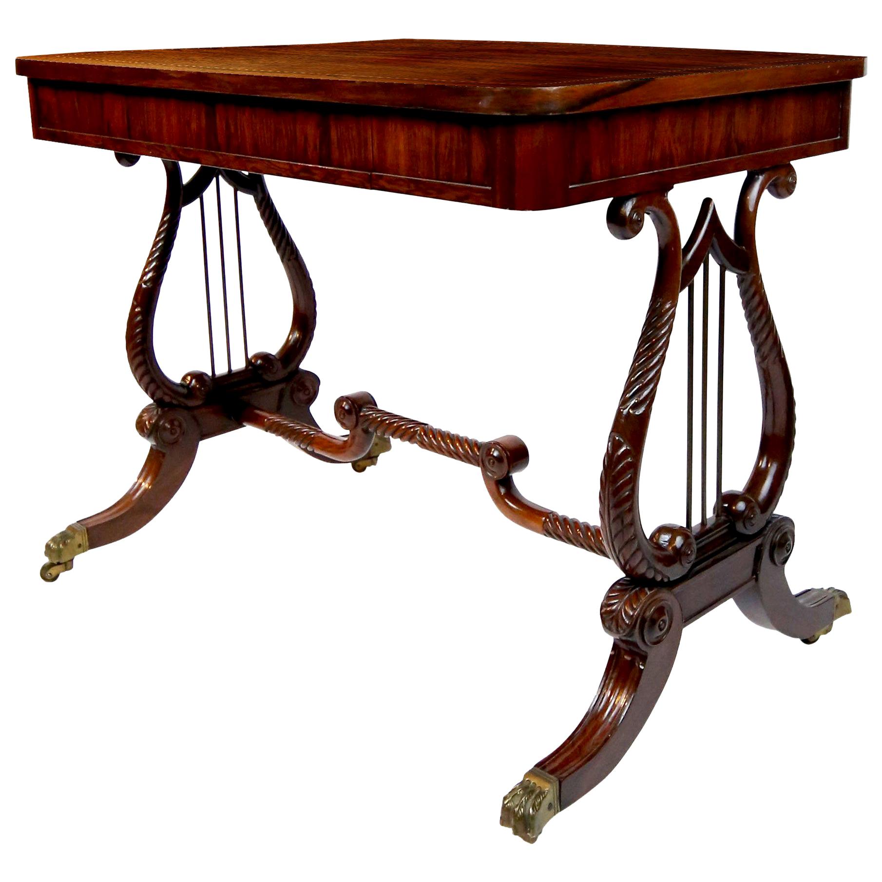 Lyre Table - 109 For Sale on 1stDibs