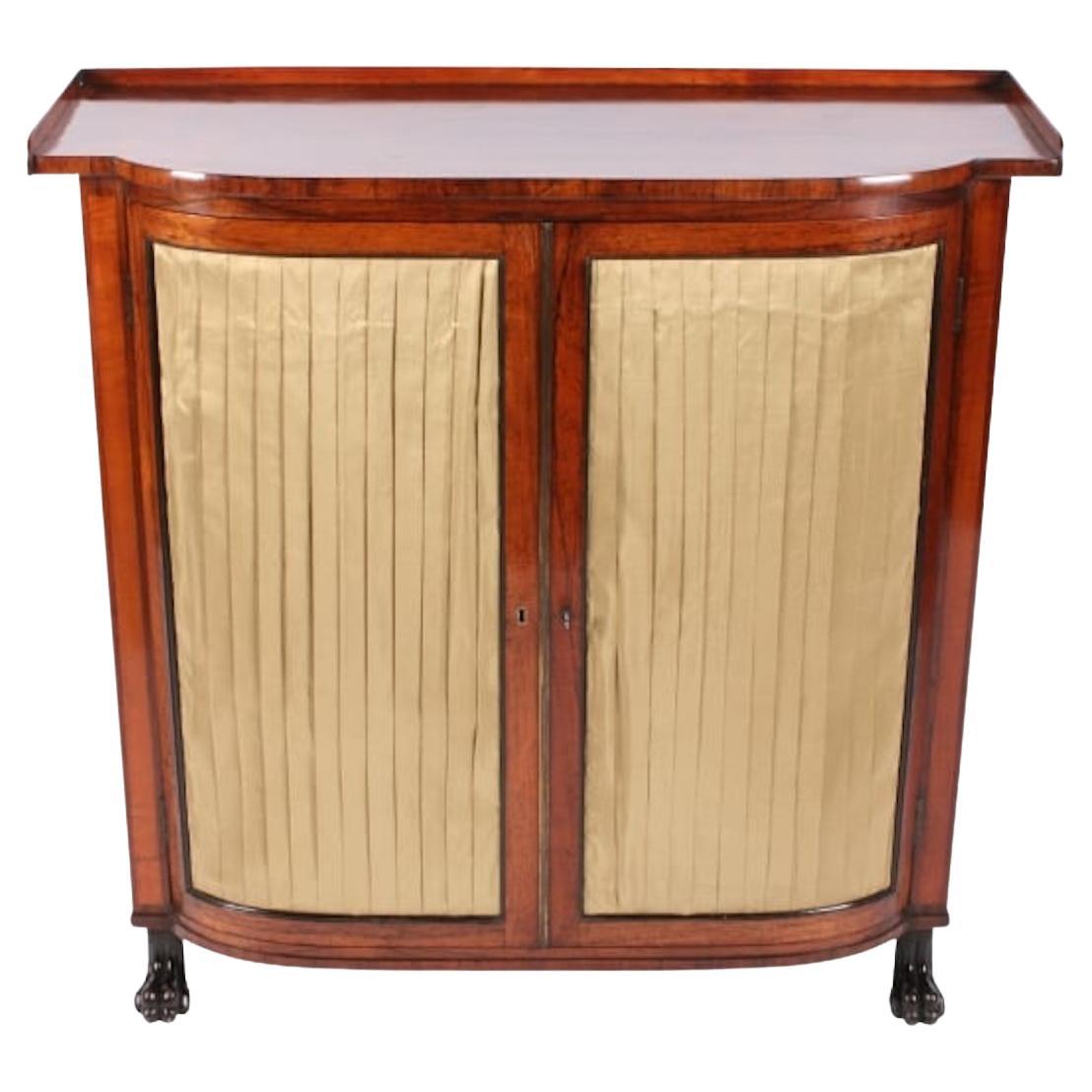 Anglo-Indian Rosewood Regency Style Cabinet at 1stDibs
