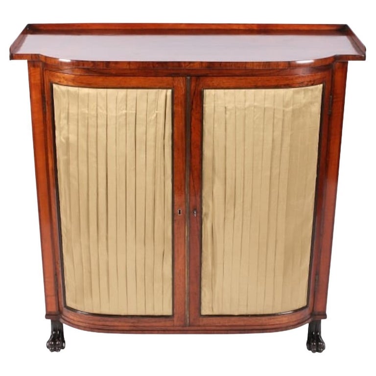 Regency Rosewood Side Cabinet, 19th Century For Sale at 1stDibs