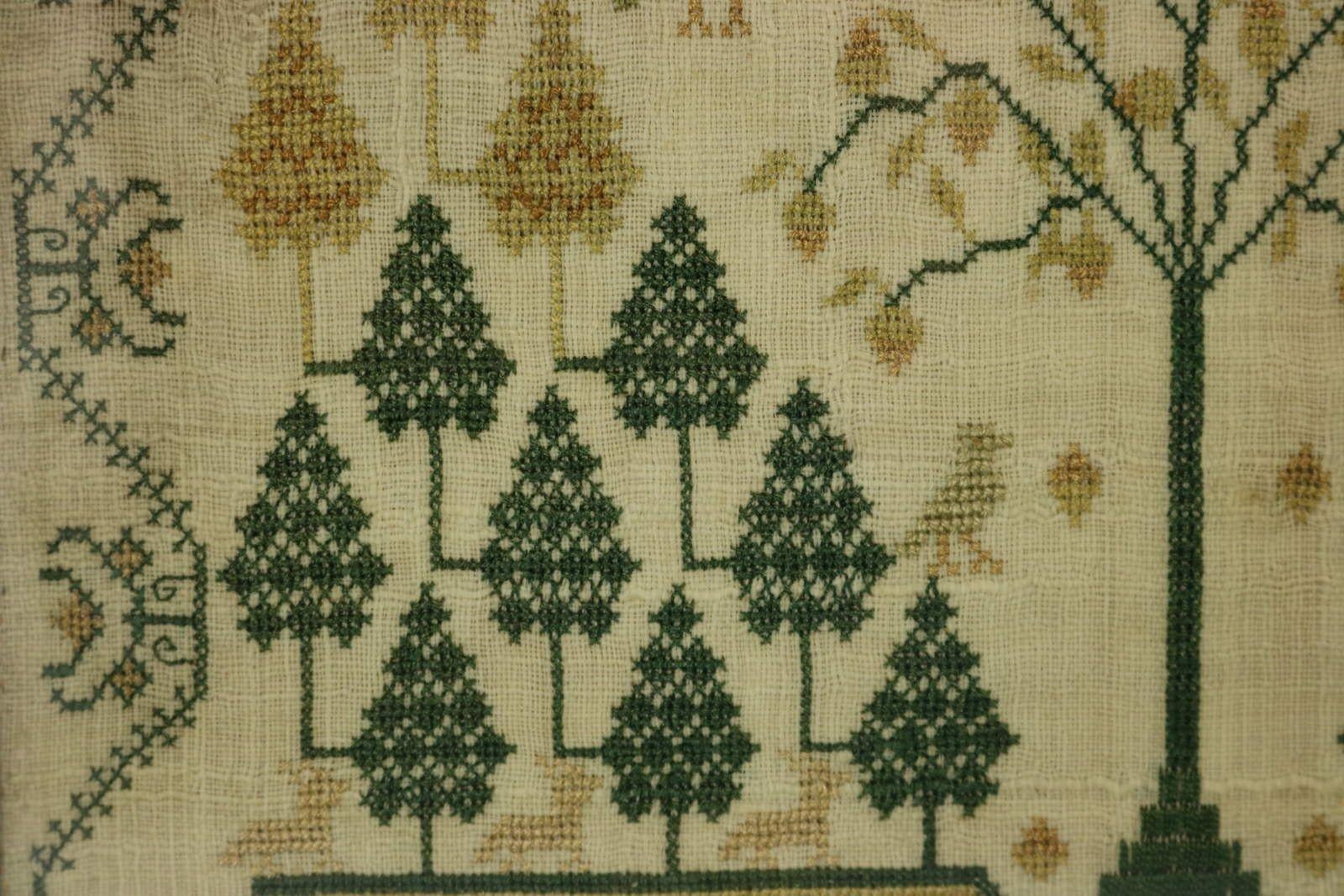 Regency Scottish Sampler, 1812, by Margaret Christie at 1stDibs