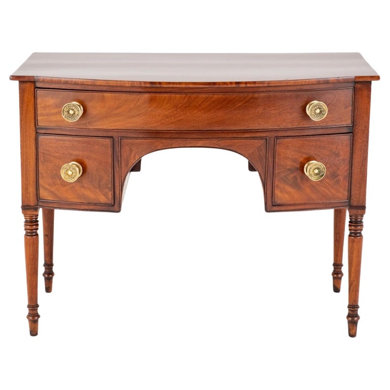 Regency Sideboard Bow Front Buffet Server For Sale at 1stDibs