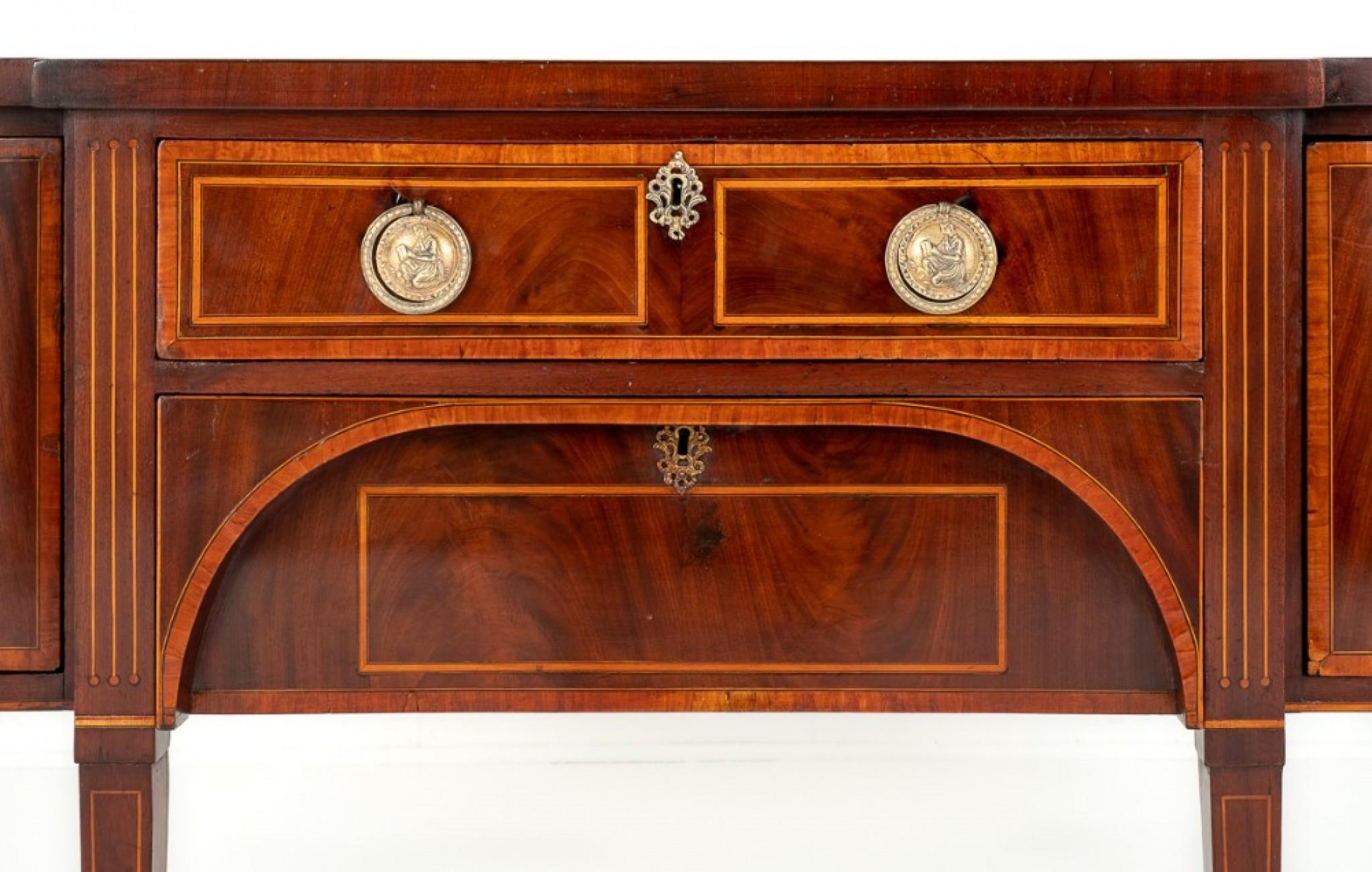 Regency Sideboard Mahogany Server Antique Period For Sale at 1stDibs