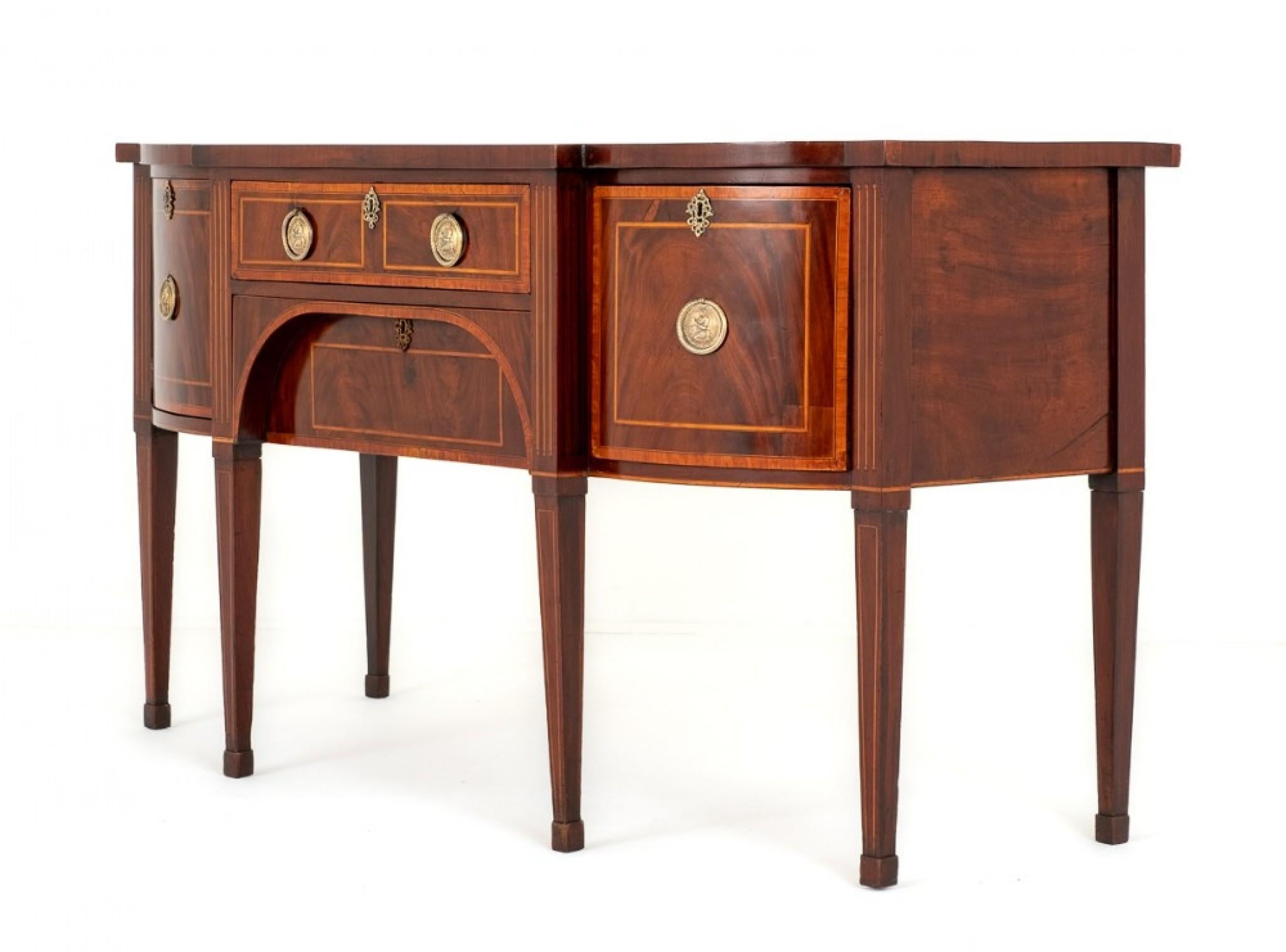 Regency Sideboard Mahogany Server Antique Period For Sale at 1stDibs