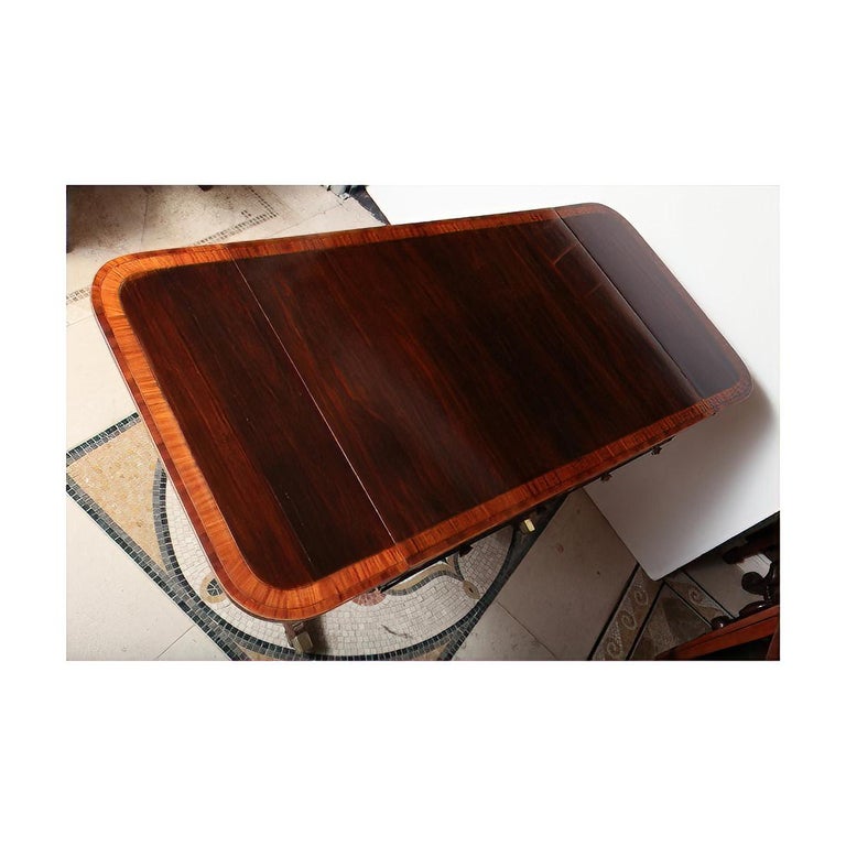 Regency Sofa Table, by John McLean For Sale at 1stDibs