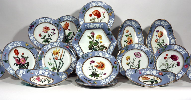 Regency Spode Porcelain Seventeen Piece Dessert Service, Pattern # 2329 ...