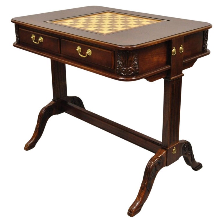 Regency Style Cherry Wood Game Table with Flip Top by Butler Specialty ...