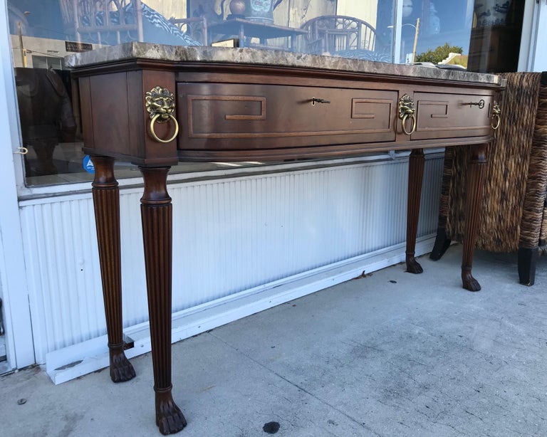 Regency Style Console Table For Sale at 1stDibs