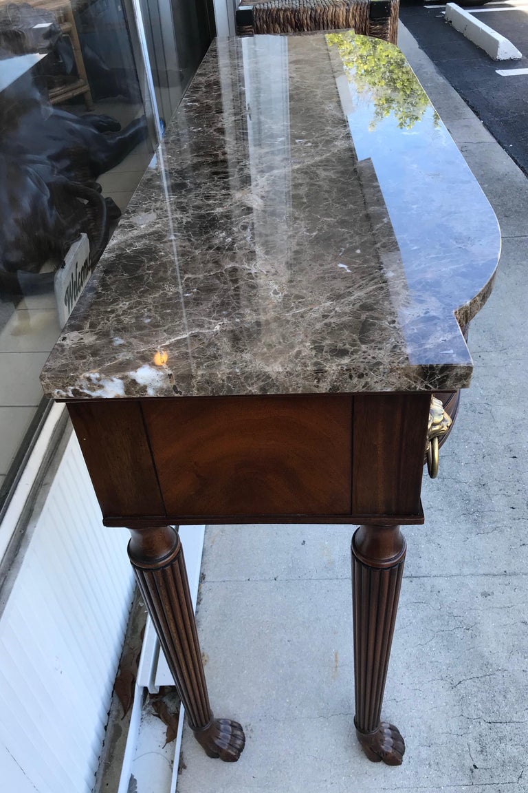Regency Style Console Table For Sale at 1stDibs