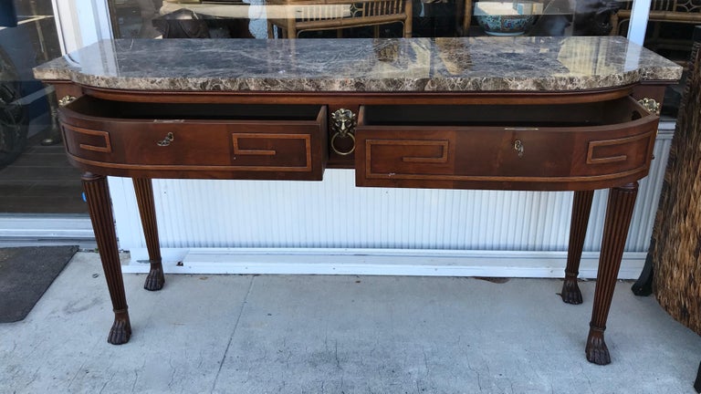 Regency Style Console Table For Sale at 1stDibs