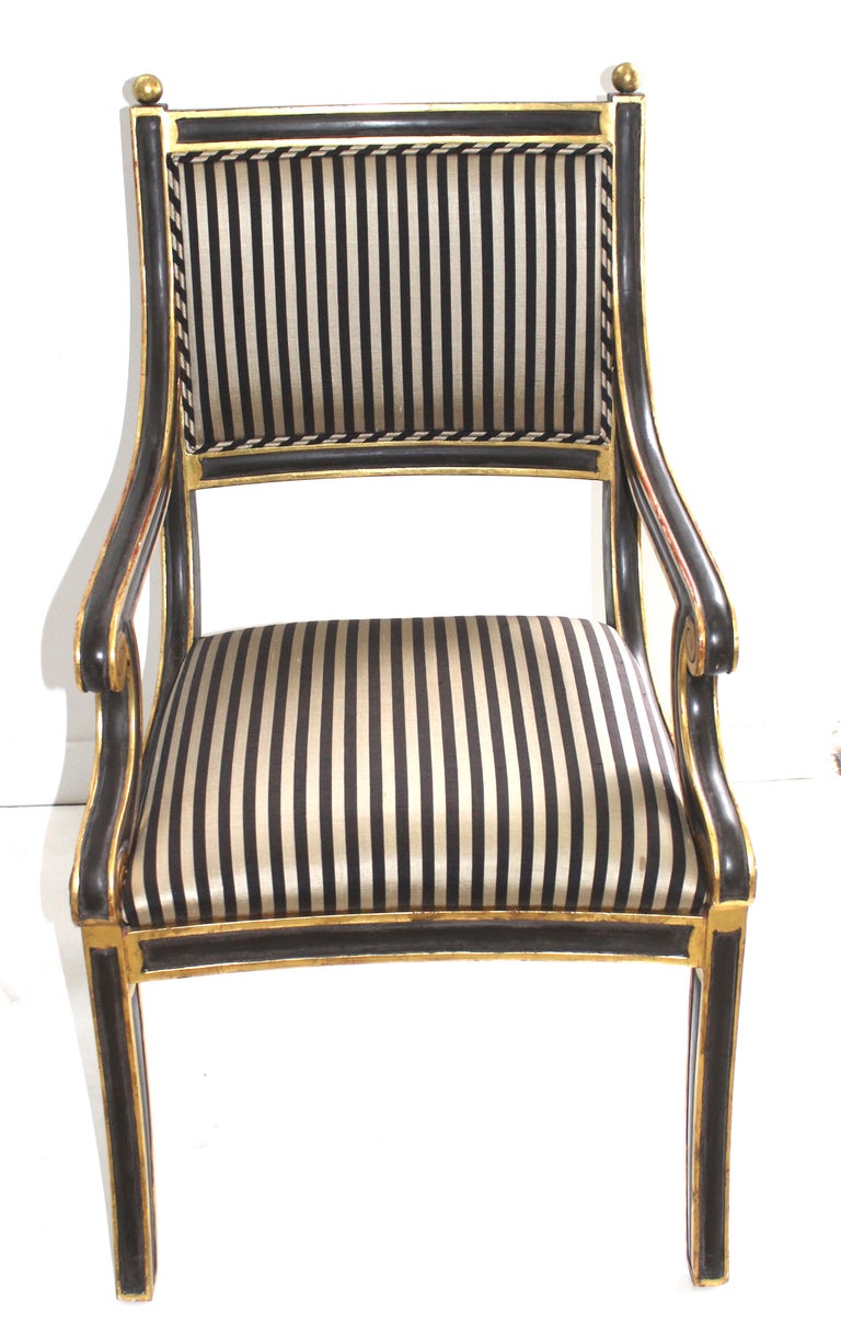 English Regency Style Dining Chairs at 1stDibs
