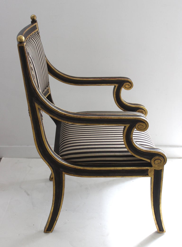 English Regency Style Dining Chairs at 1stDibs
