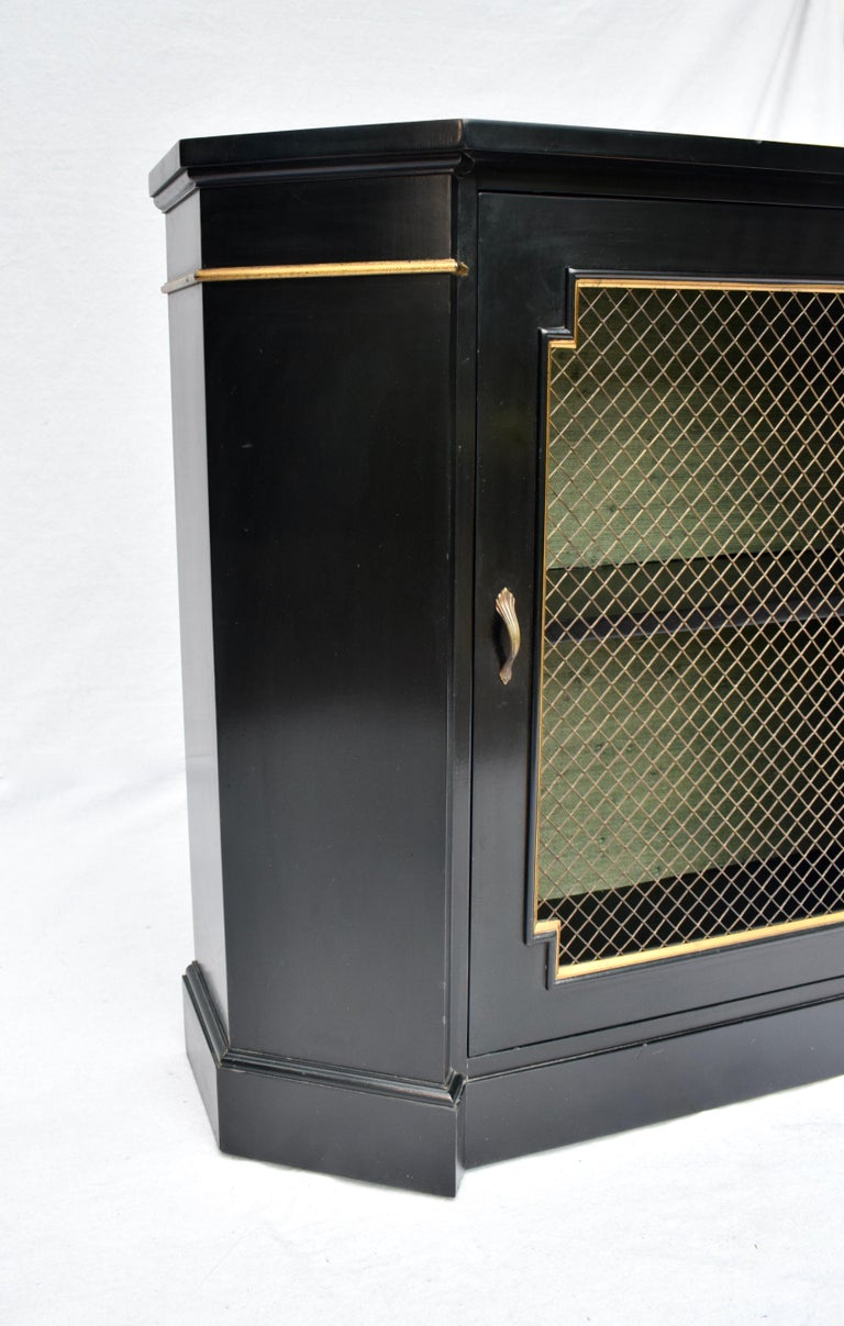 Regency Style Display Cabinet Bookcase or Console Case at 1stDibs