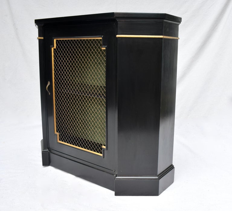 Regency Style Display Cabinet Bookcase or Console Case at 1stDibs