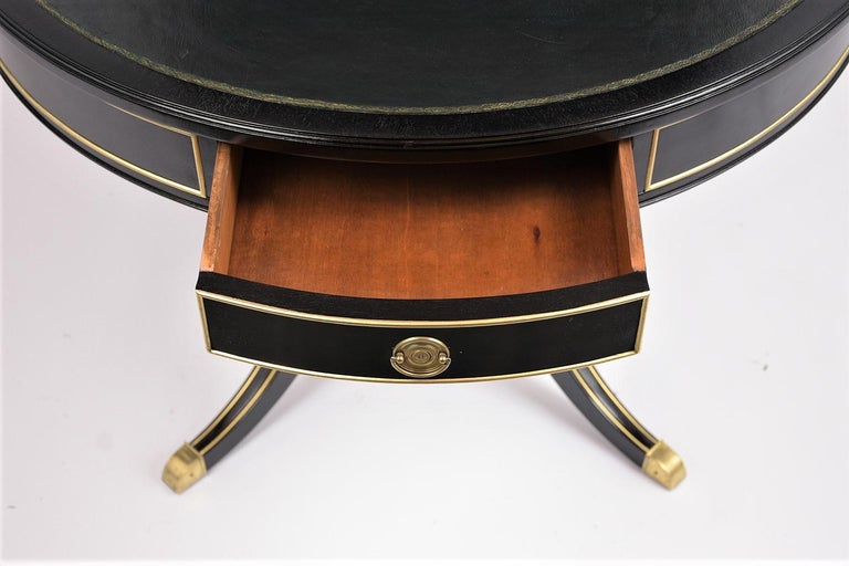 Regency Ebonized Center Table at 1stDibs
