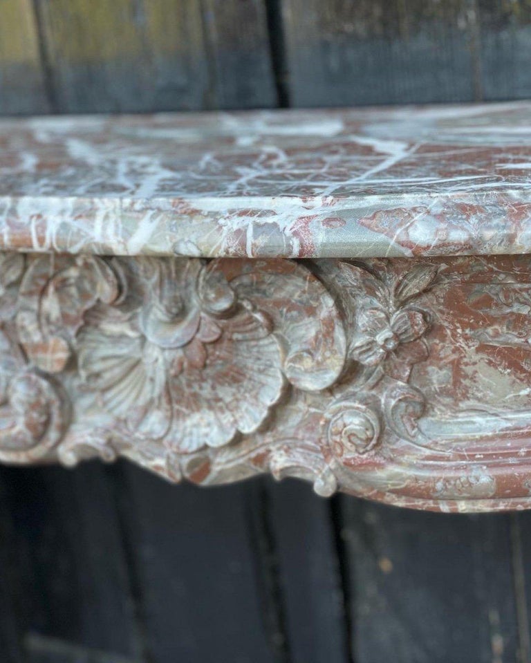 Regency Style Fireplace In Rance Marble Circa 1880 For Sale at 1stDibs
