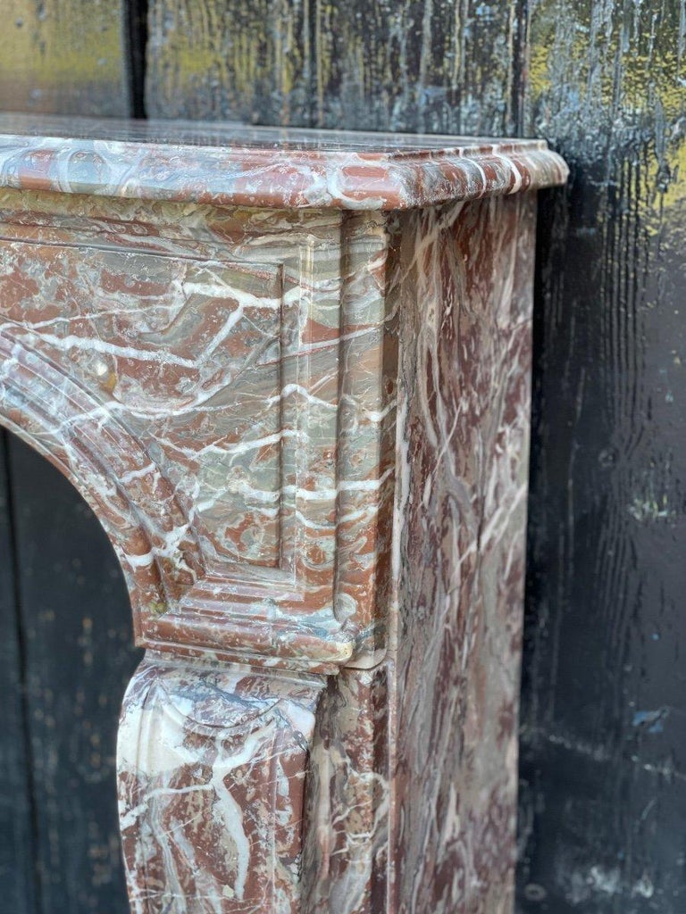 Regency Style Fireplace In Rance Marble Circa 1880 For Sale at 1stDibs