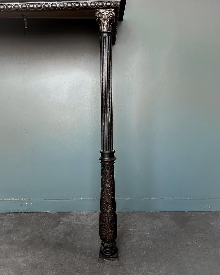 Regency Style Fireplace Mantel and Columns For Sale at 1stDibs