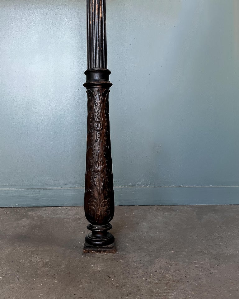 Regency Style Fireplace Mantel and Columns For Sale at 1stDibs