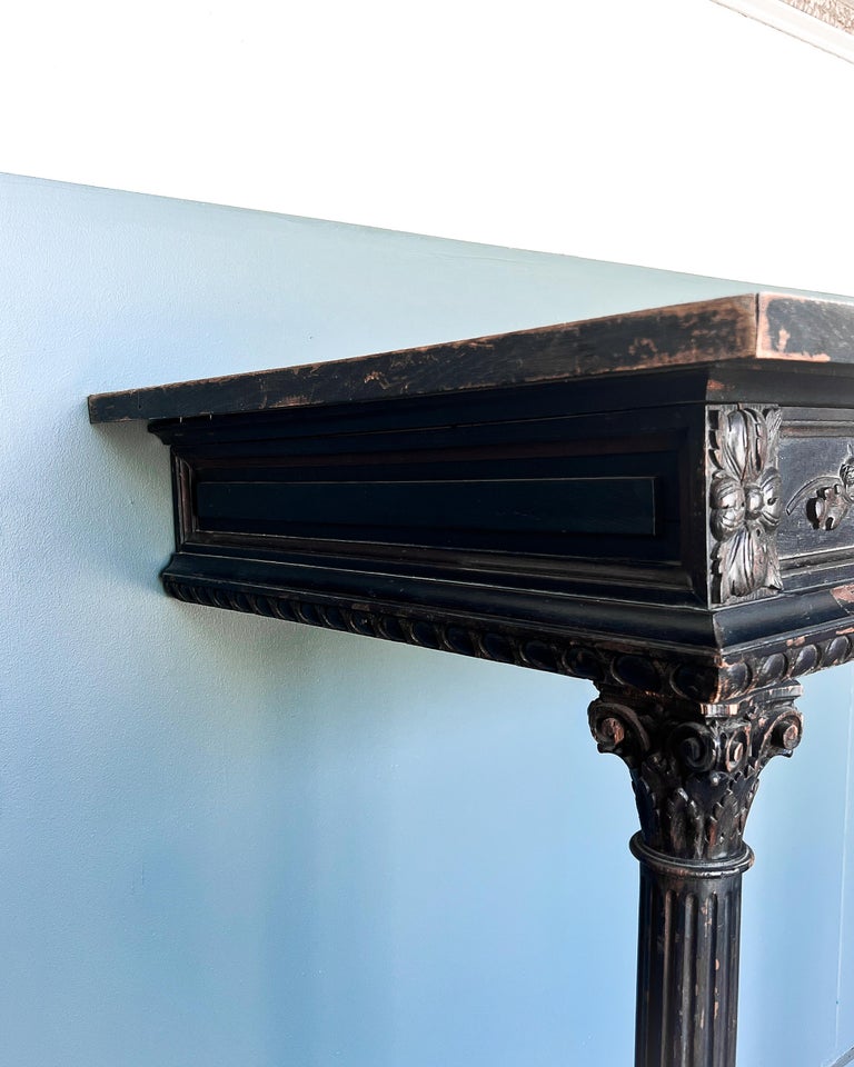 Regency Style Fireplace Mantel and Columns For Sale at 1stDibs
