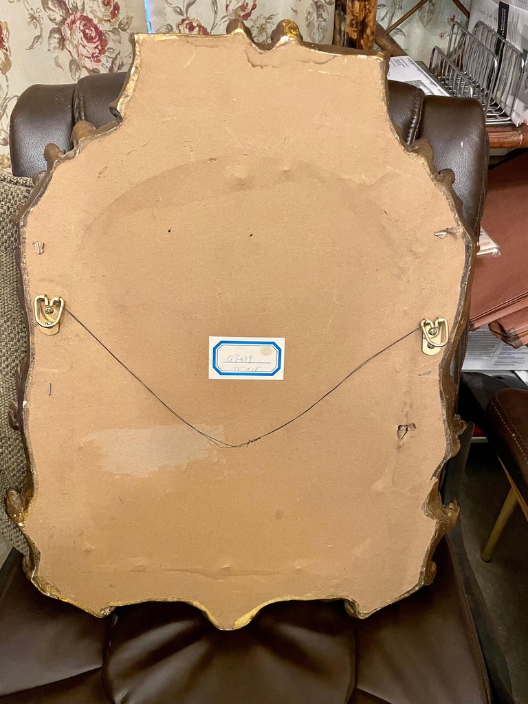 Regency Style Gilt Cherub Mirror For Sale at 1stDibs