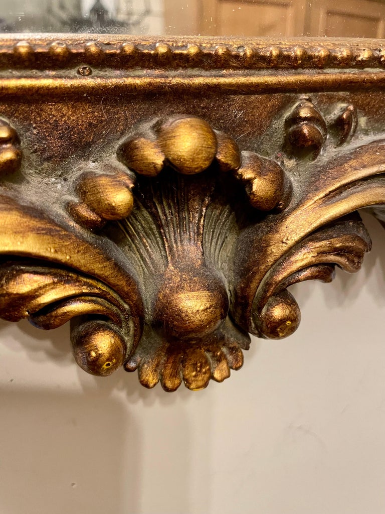 Regency Style Gilt Cherub Mirror For Sale at 1stDibs