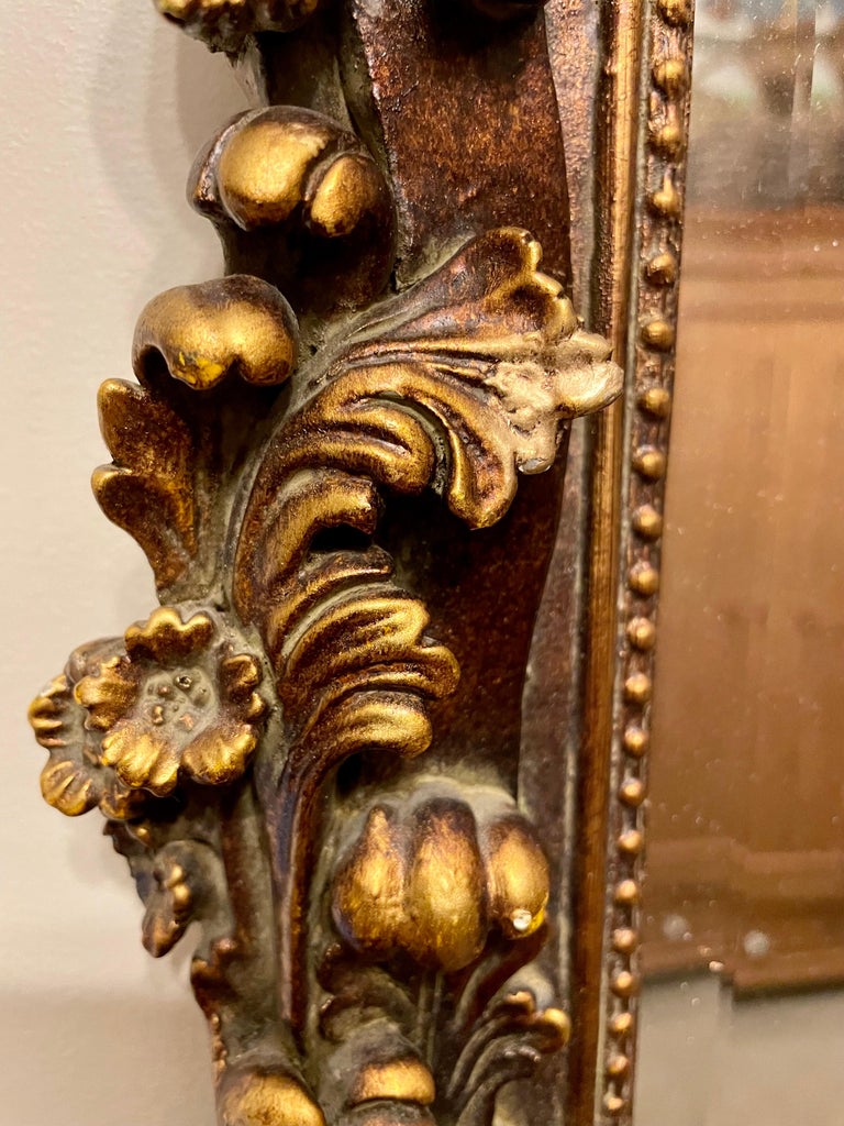 Regency Style Gilt Cherub Mirror For Sale at 1stDibs