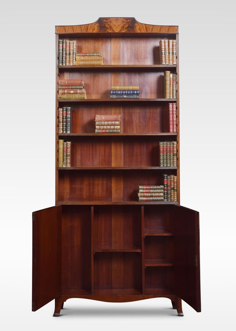 Regency Style Mahogany Bookcase at 1stDibs