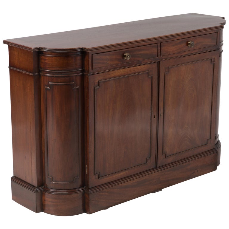 Regency Style Mahogany Credenza Server at 1stDibs