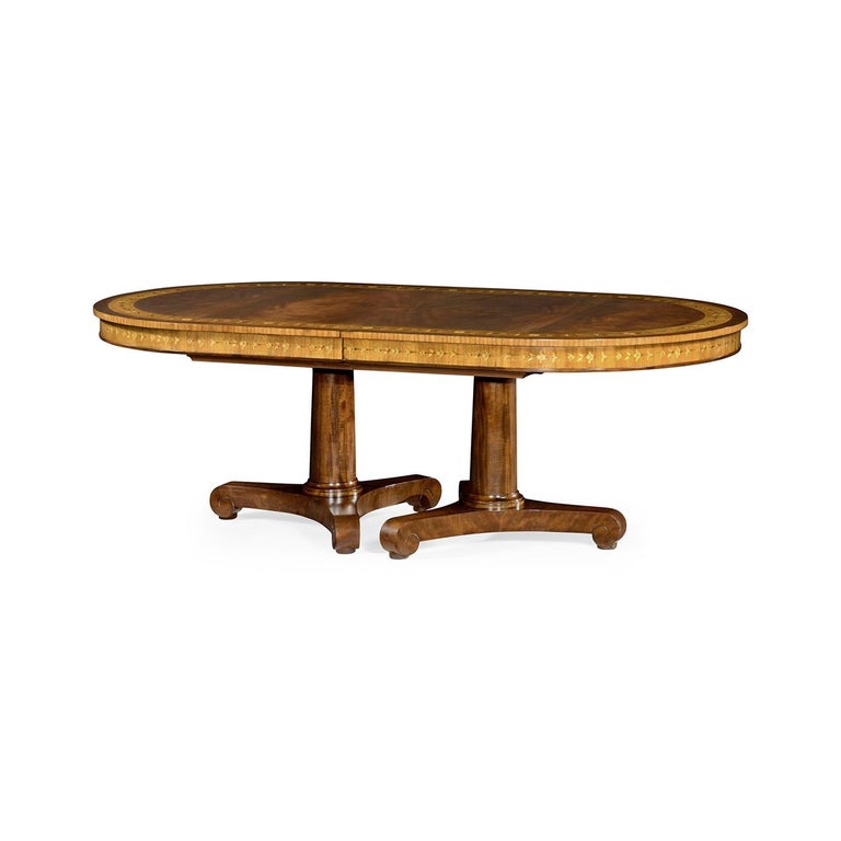 Regency Style Mahogany Extension Dining Table For Sale at 1stDibs