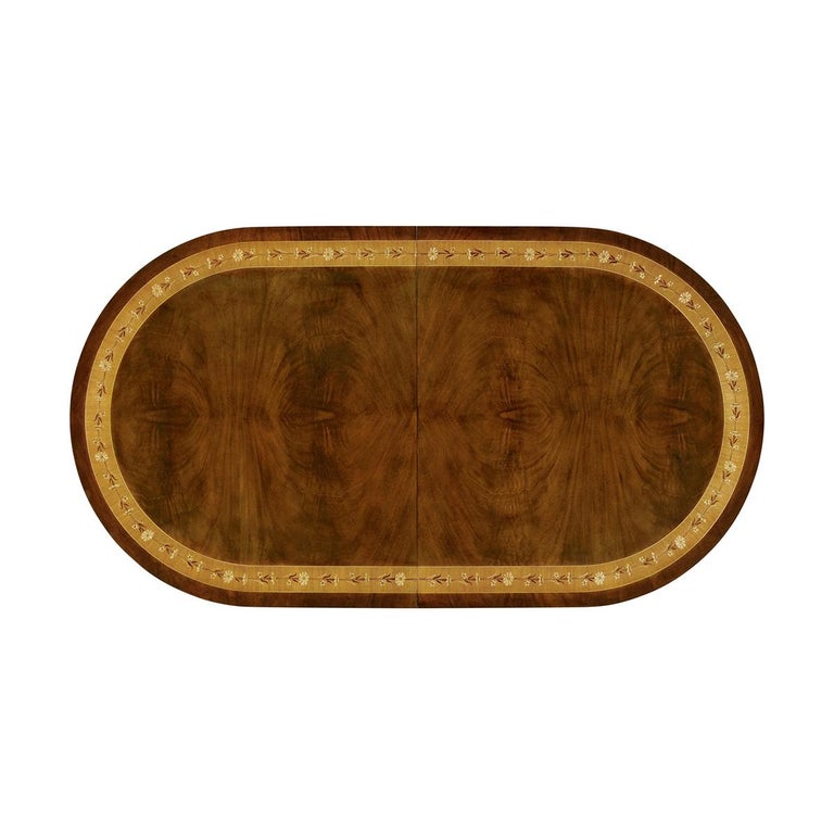 Regency Style Mahogany Extension Dining Table For Sale at 1stDibs