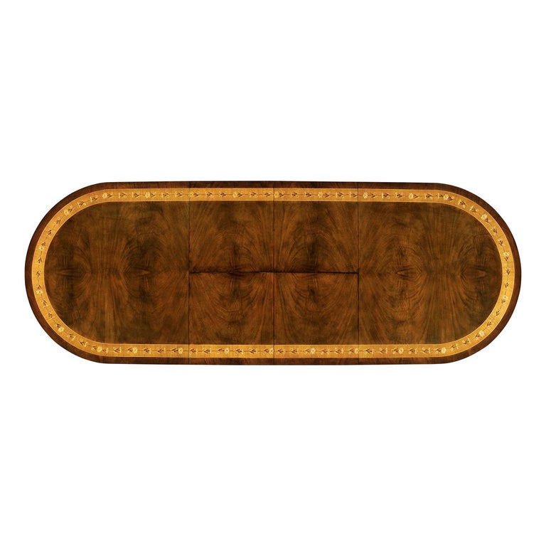 Regency Style Mahogany Extension Dining Table For Sale at 1stDibs