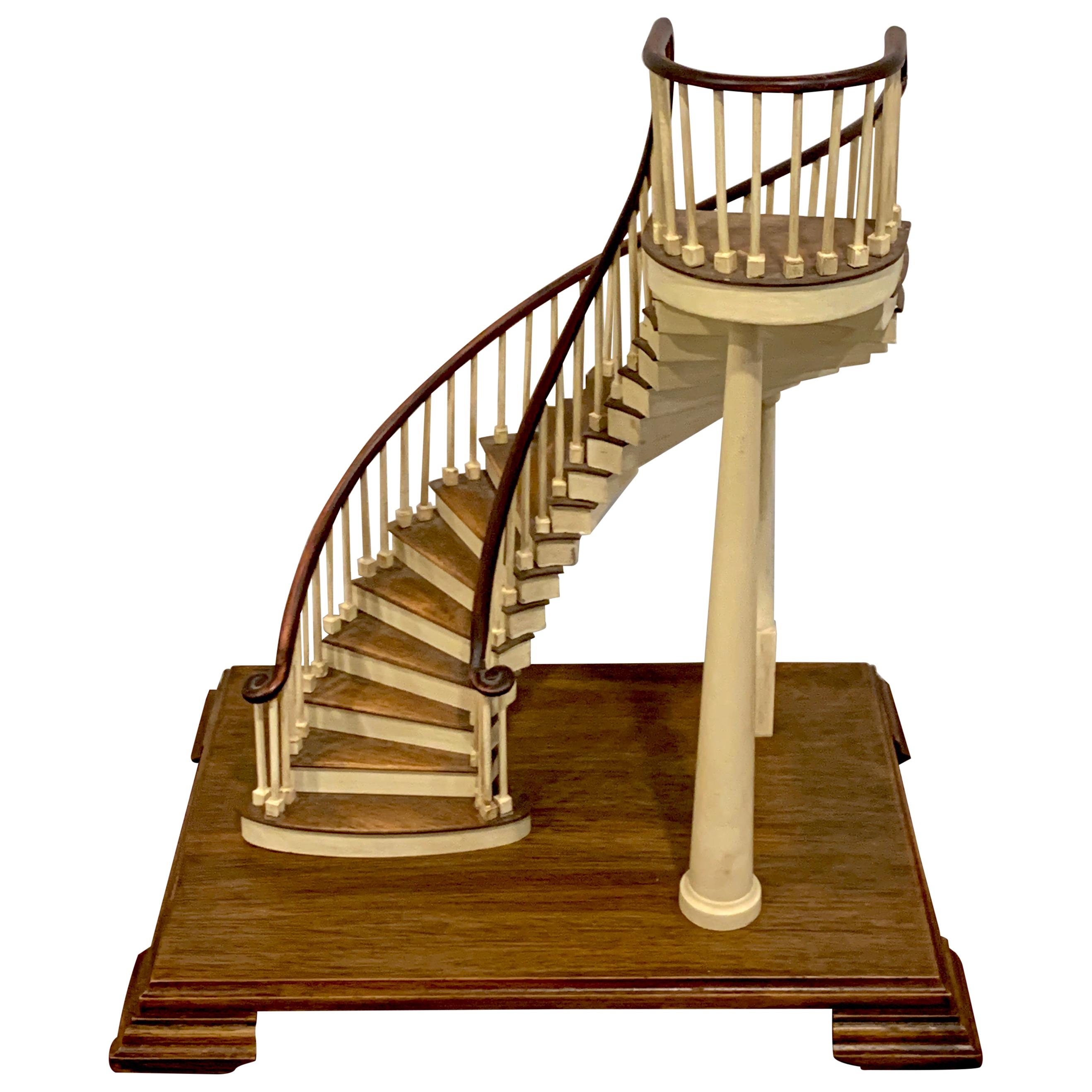 Regency Style Mahogany and Painted Architectural Model of a Grand ...
