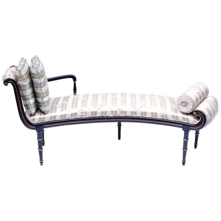 Regency Style Recamier Chaise at 1stDibs