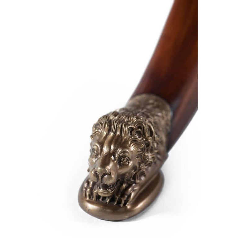 Regency Style Round Dining Table at 1stDibs