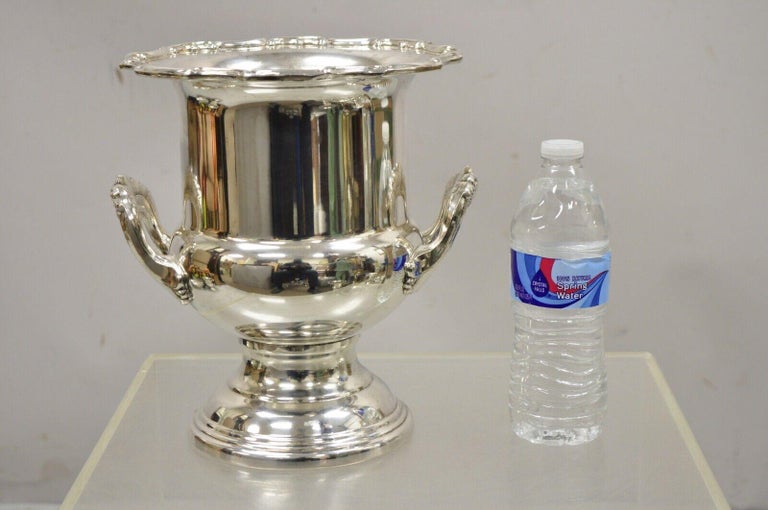 Regency Style Silver Plated Leonard Trophy Cup Champagne Bucket Wine ...