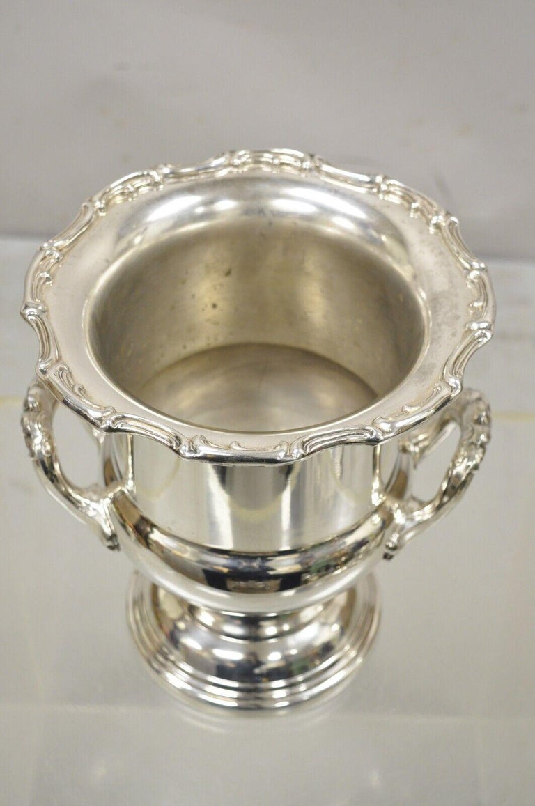 Regency Style Silver Plated Leonard Trophy Cup Champagne Bucket Wine ...