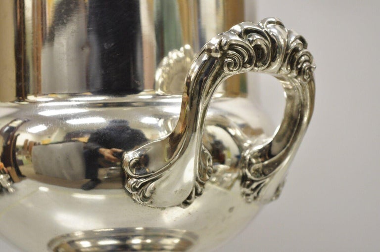 Regency Style Silver Plated Leonard Trophy Cup Champagne Bucket Wine ...