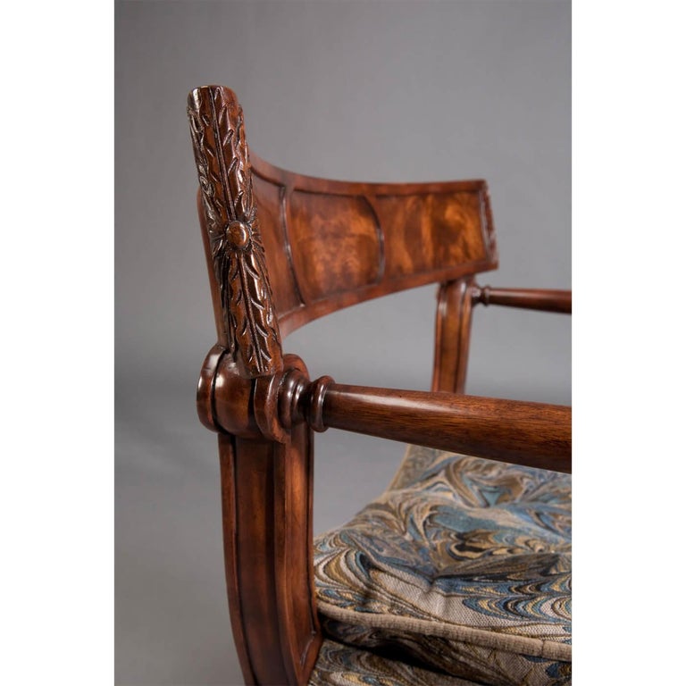 Regency Style Thomas Hope Armchair For Sale at 1stDibs