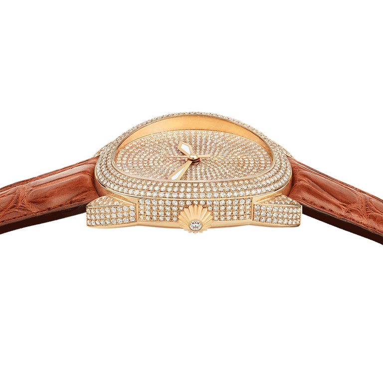 Regent Monarch 4452 Luxury Diamond Watch for Men's and Women, Rose Gold ...