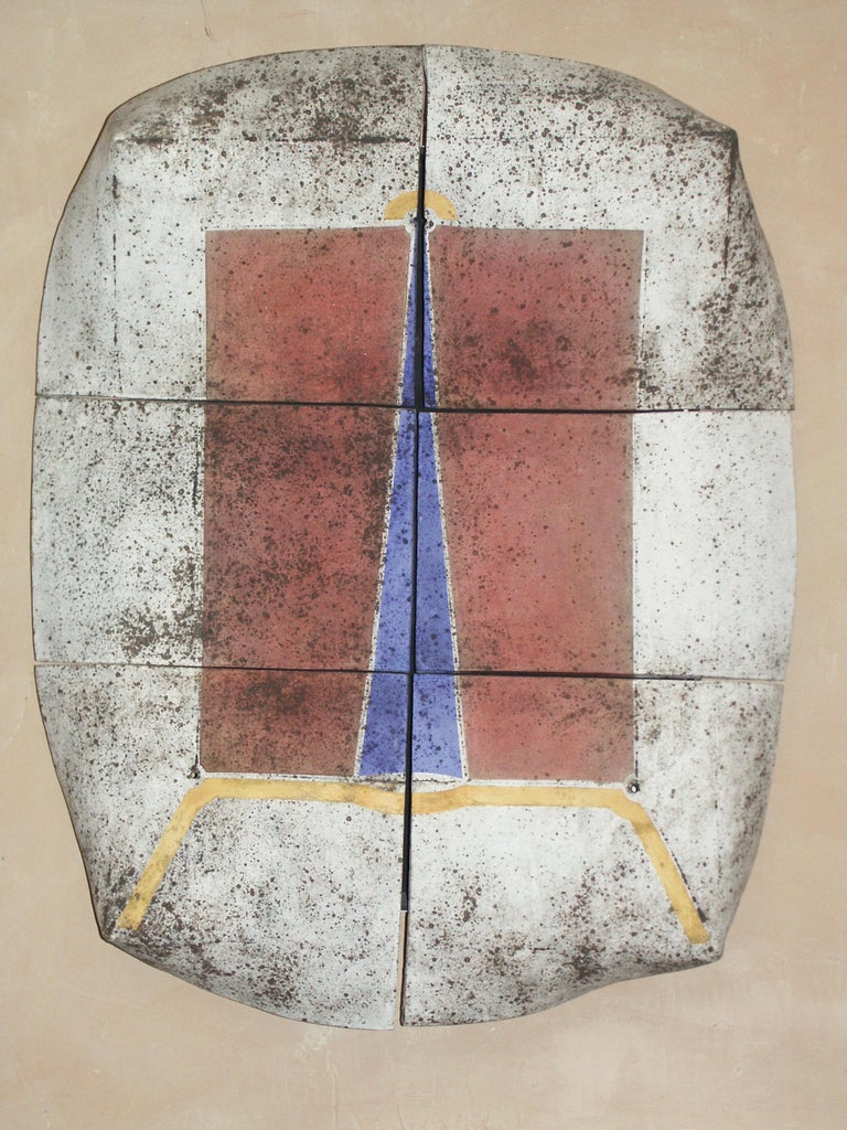 Regina Heinz Wallpiece Pottery Monumental Entrance For Sale at 1stDibs