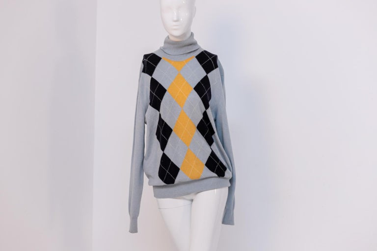 Regina Schrecker Cashmere Rhombus Sweater For Sale at 1stDibs