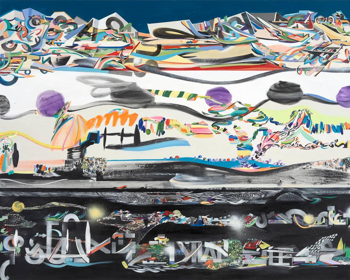 Luke Frost - Supervolt 25: Contemporary abstract painting by Luke Frost ...