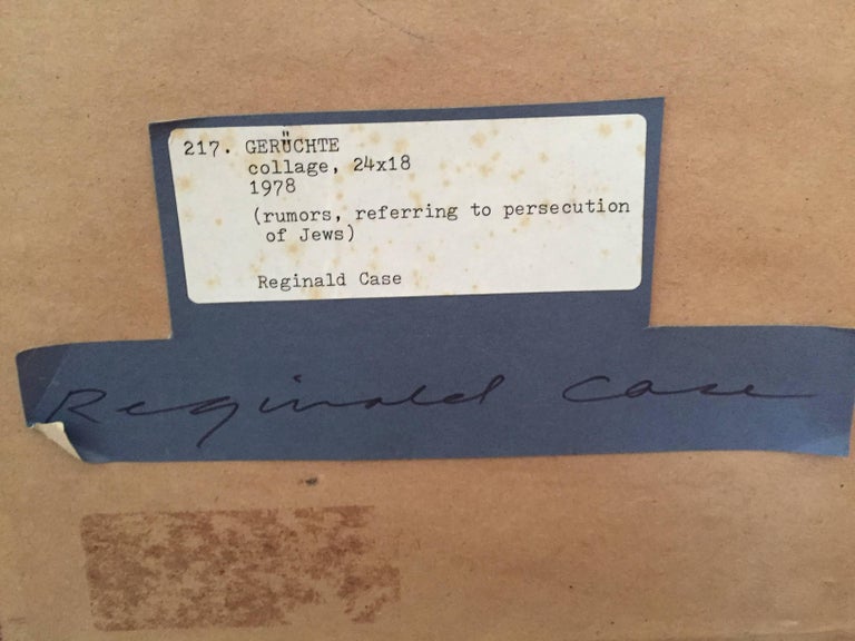 Reginald Case - Geruchte (Rumors, Referring to Persecution of Jews ...